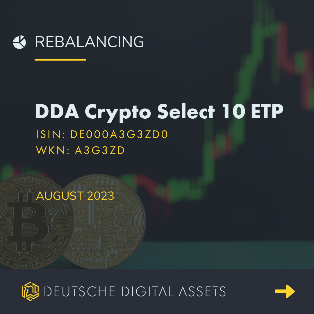 DDA Crypto Select 10 ETP - Rebalance Recap