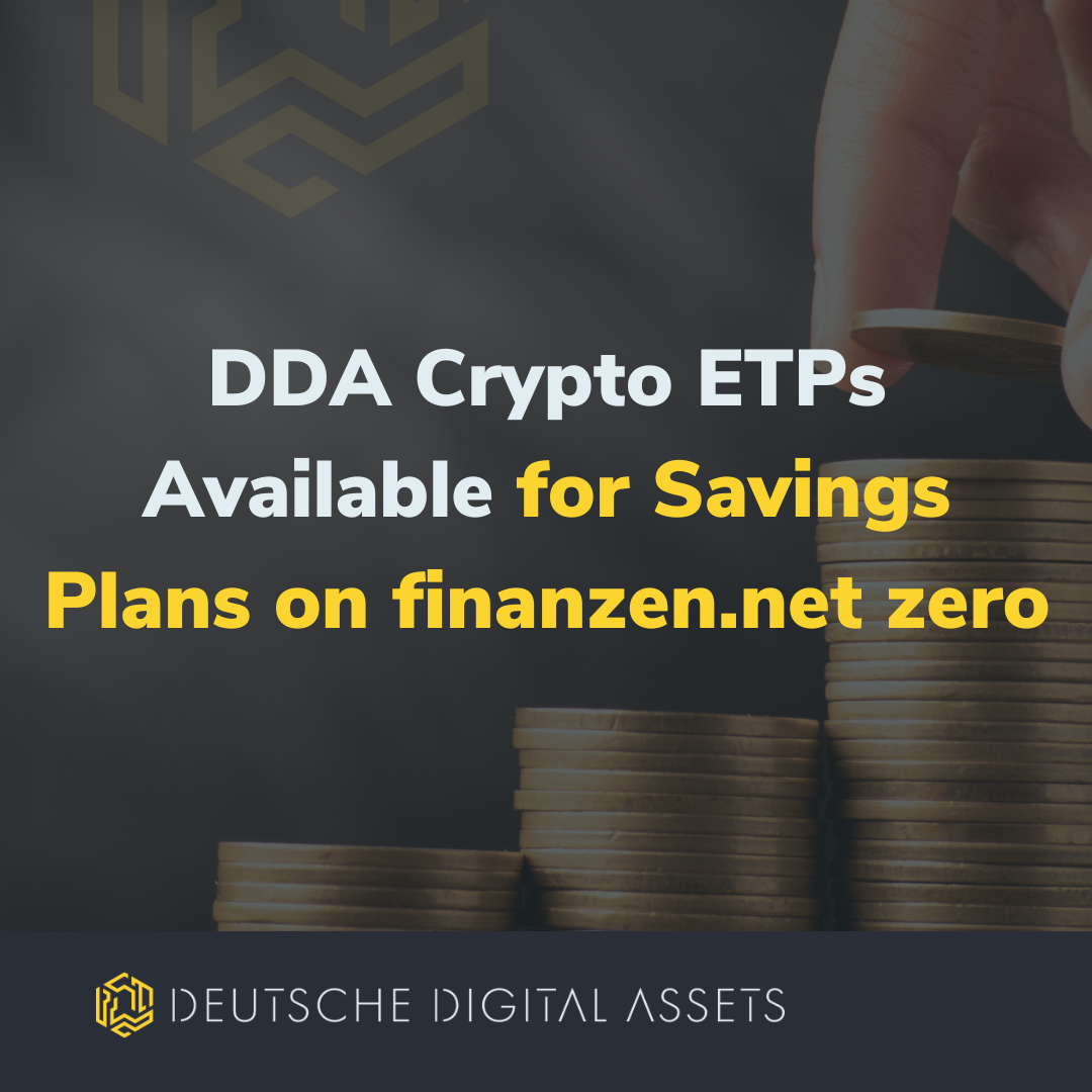 DDA Crypto ETPs Now Available for Savings Plans on finanzen.net zero ...